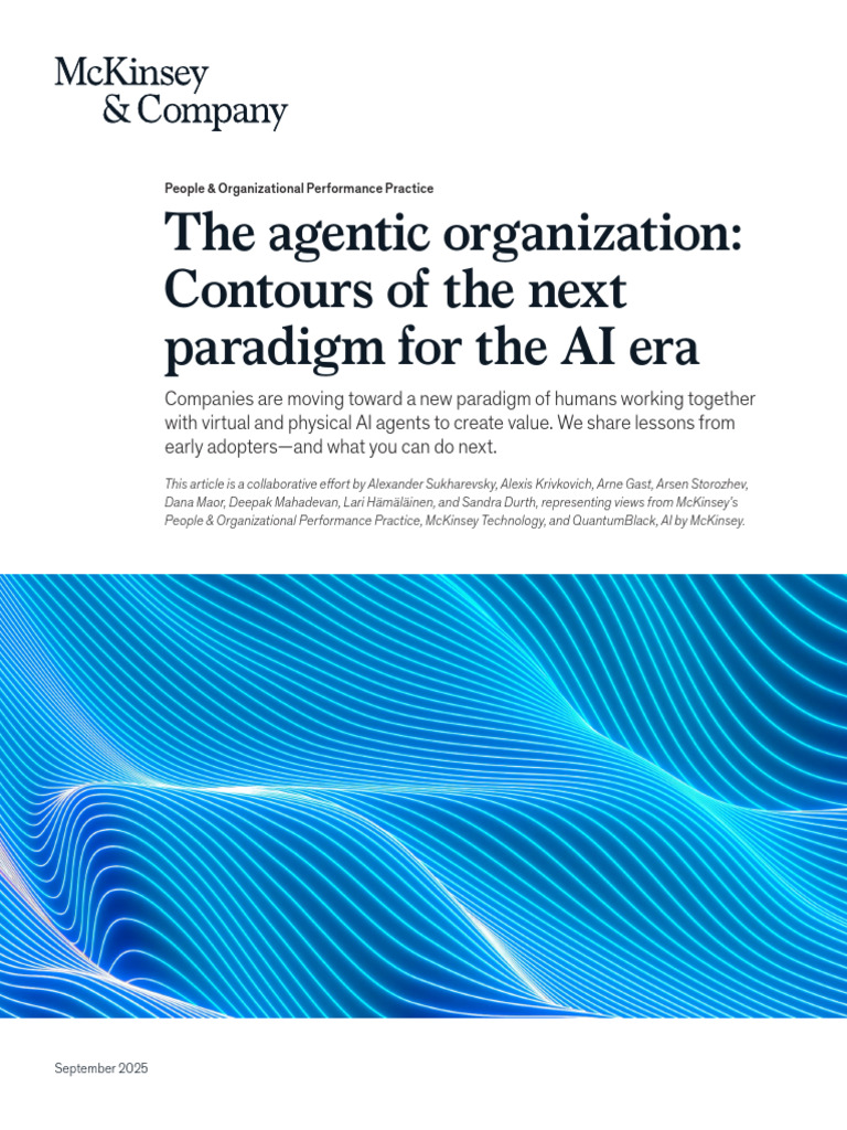 The Agentic Organization in the AI Era | PDF | Artificial Intelligence ...