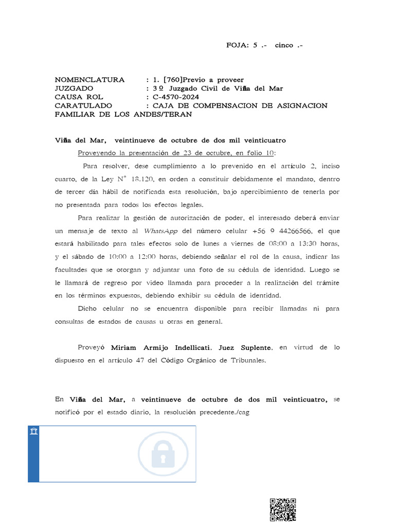 29 10 2024 Previo A Proveer | PDF