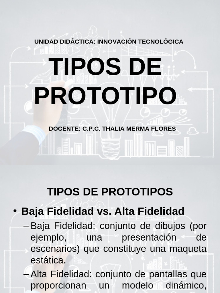 Clase 7 y 8 Diseños - Tipos de Prototipo | PDF | Prototipo | Informática