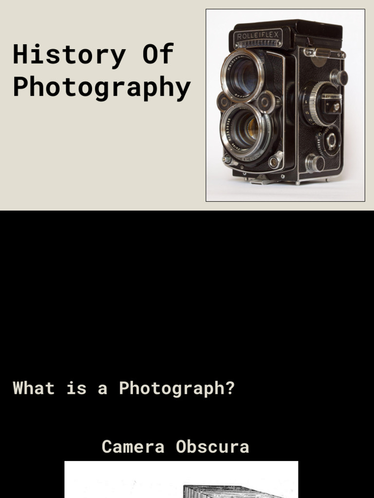 History of Photography | PDF | Imaging