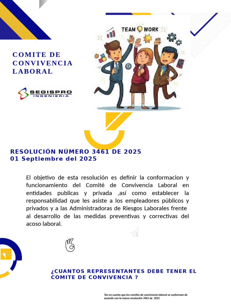 Comité de Convivencia Laboral 2025 | PDF | Gobierno