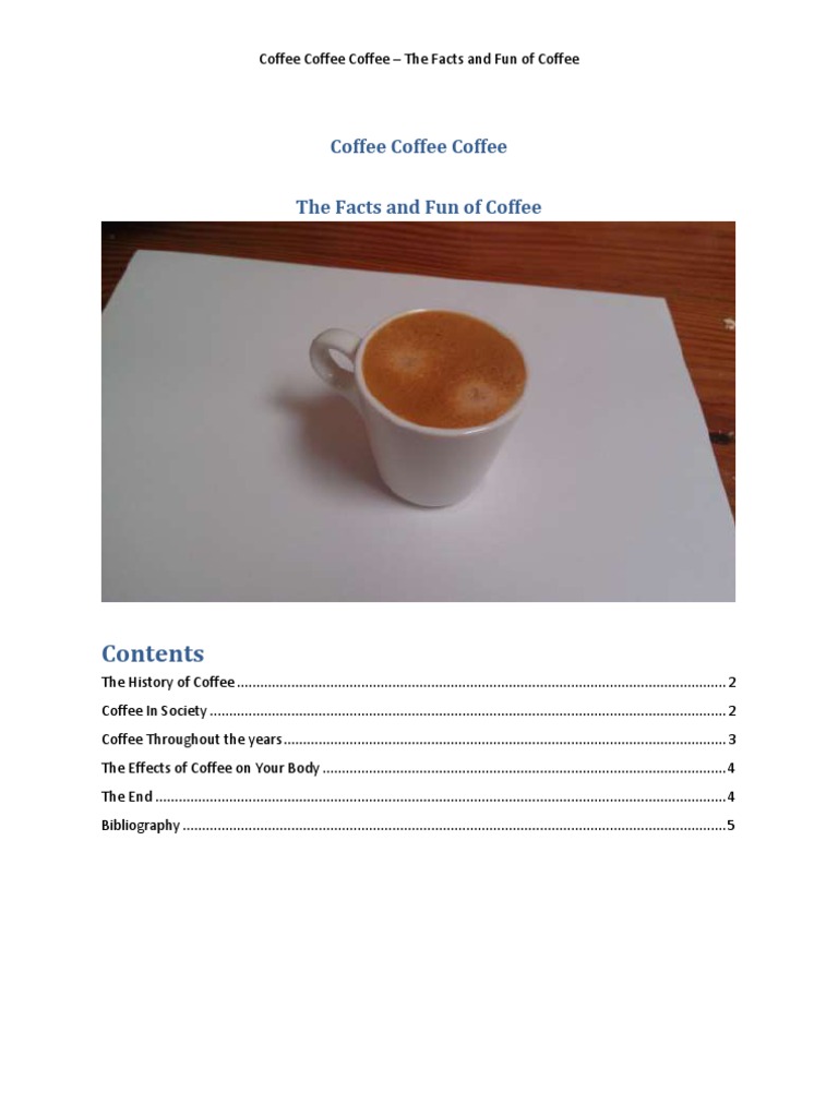 Coffee Coffee Coffee | Download Free PDF | Coffee | Drink