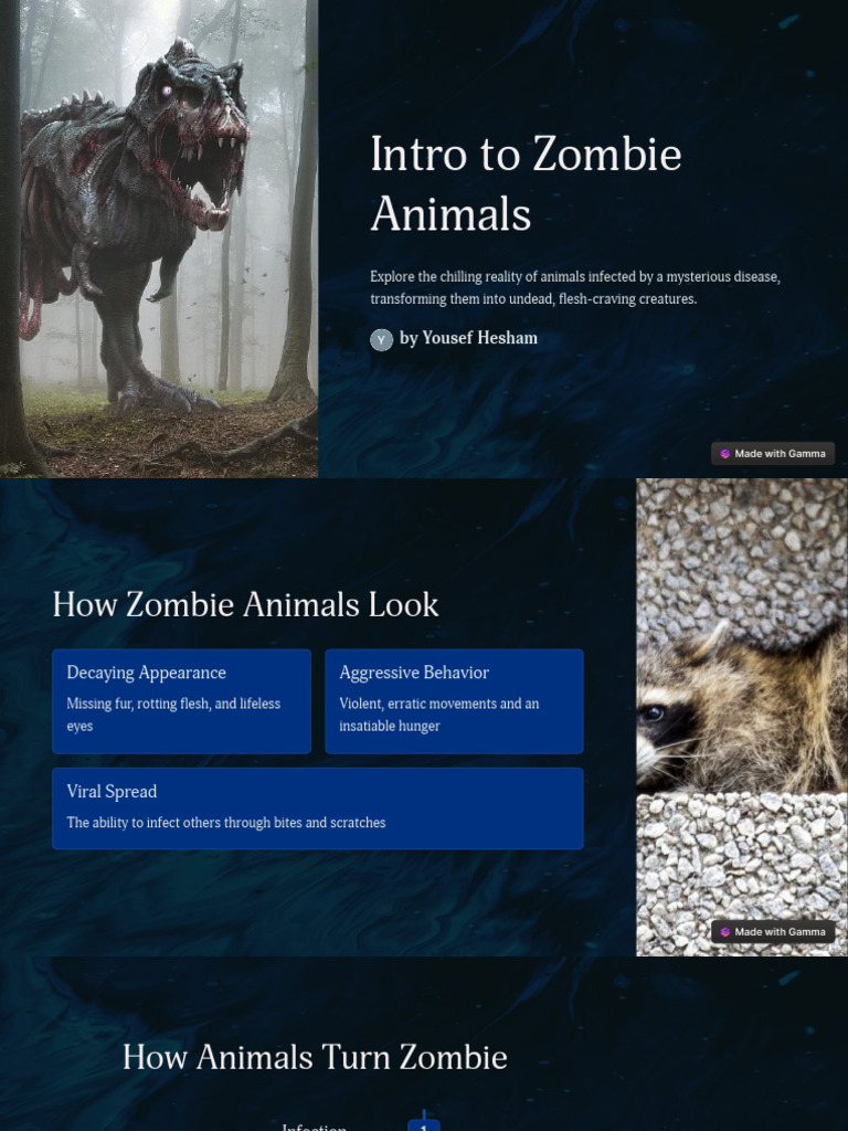 Intro To Zombie Animals | PDF