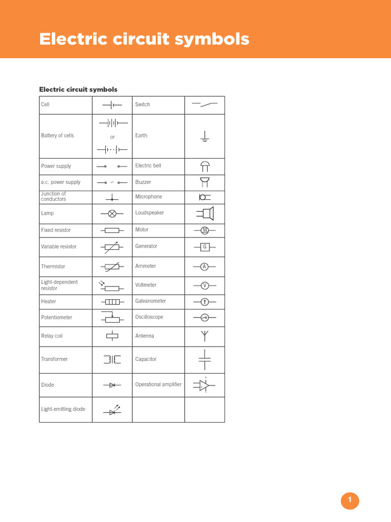 05 Electric Circuit Symbols | PDF