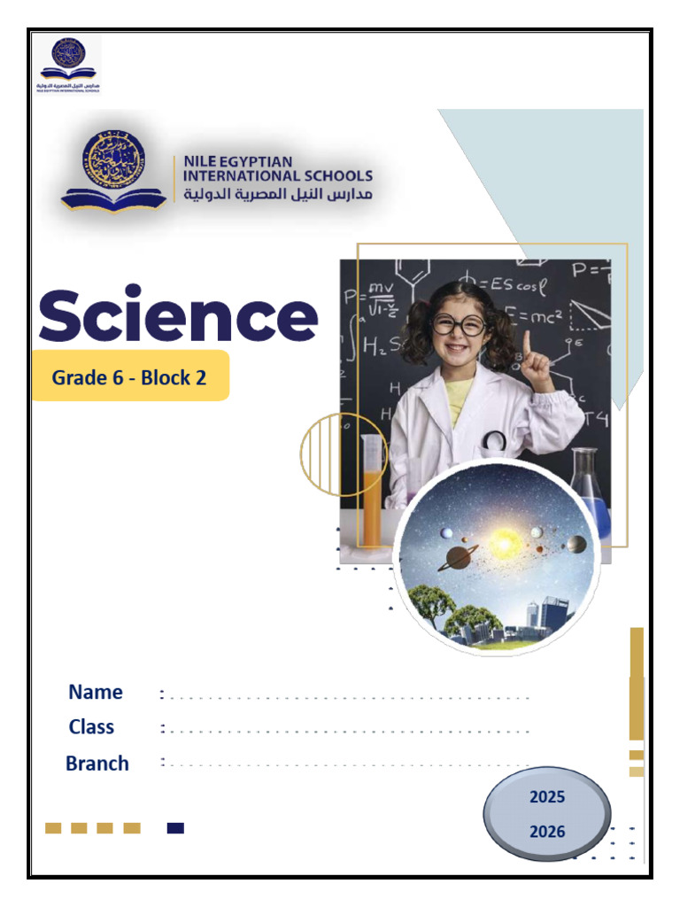 Science Grade6 B2 All Sheet1 Main | PDF | Cell (Biology) | Cytoplasm
