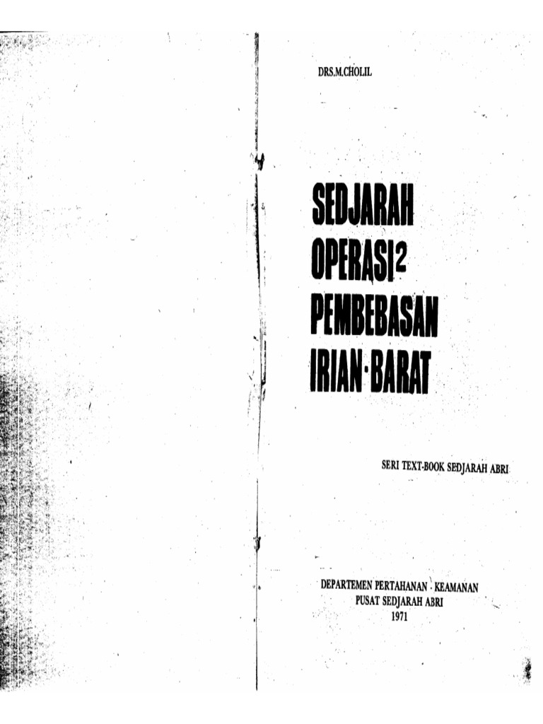 ABRI 1971 Sejarah Pembebasan Irian-Barat | PDF