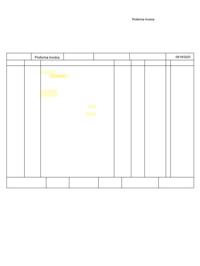 Proforma Invoice for Aircraft Parts | PDF | Indemnity | Business
