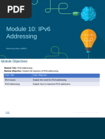 IPv6 Addressing Module Overview | PDF | I Pv6 | Ip Address