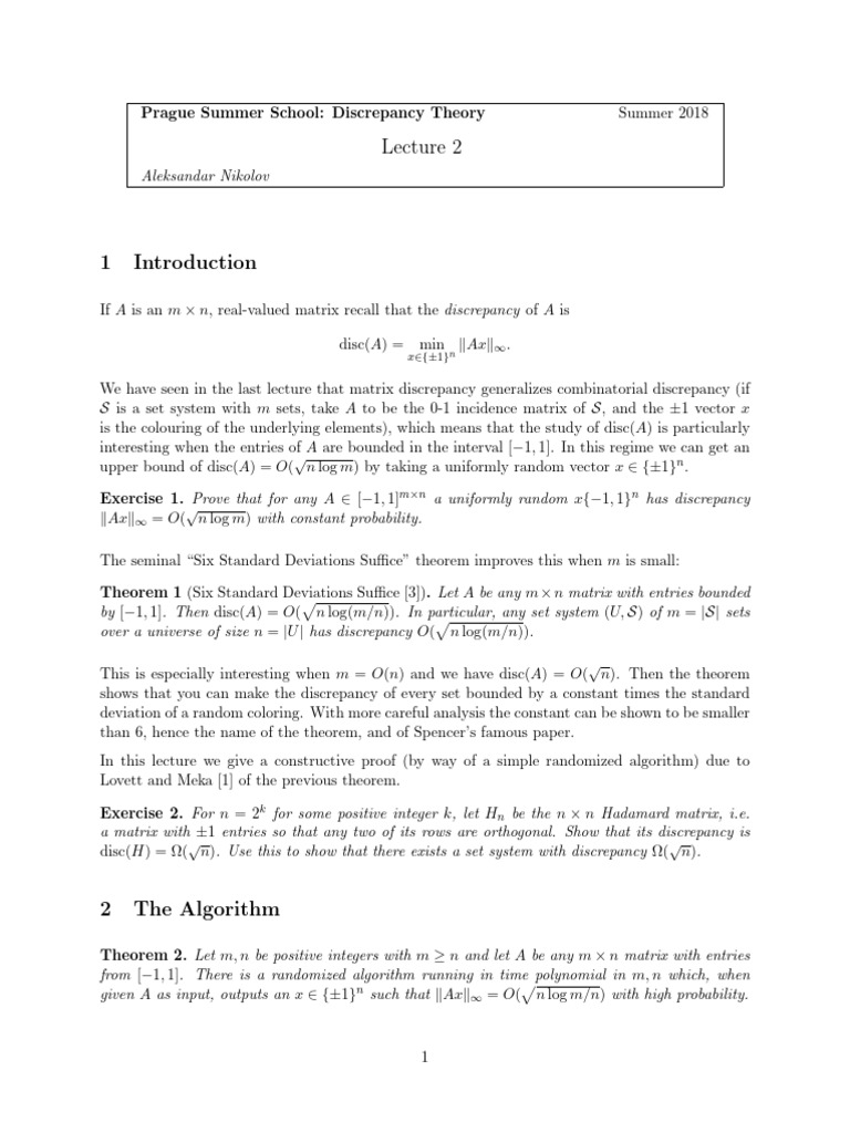 lect2 | PDF | Normal Distribution | Linear Subspace