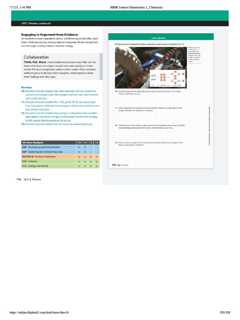 HMH Science Dimensions: Chemistry Guide | PDF