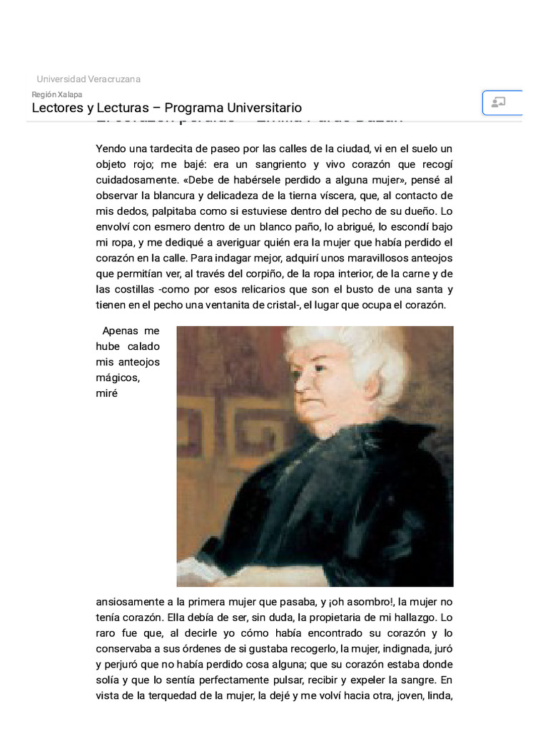 El Corazón Perdido - Emilia Pardo Bazán - Lectores y Lecturas ...