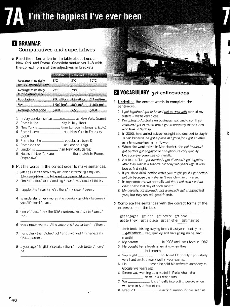 7 A, Comparative, Superlatives | PDF