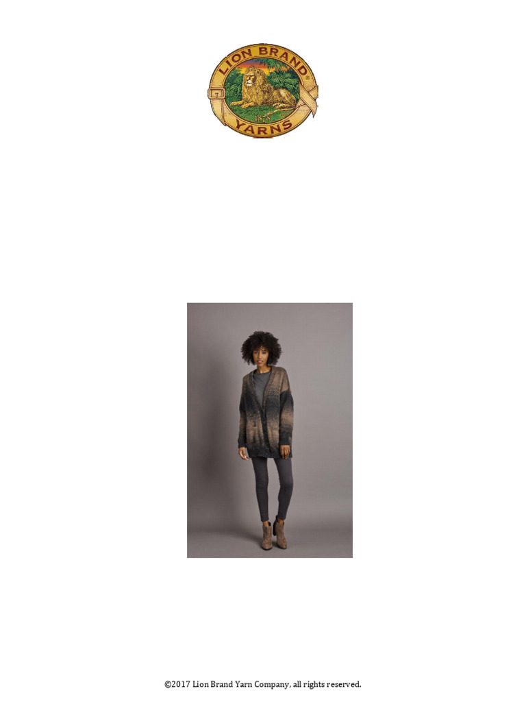 Free Boyfriend Cardigan Pattern | PDF | Knitting | Knitting Needle