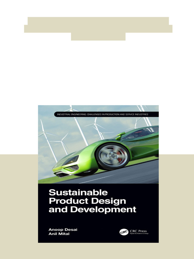 Sustainable Product Design and Development (Industrial Engineering) 1st ...