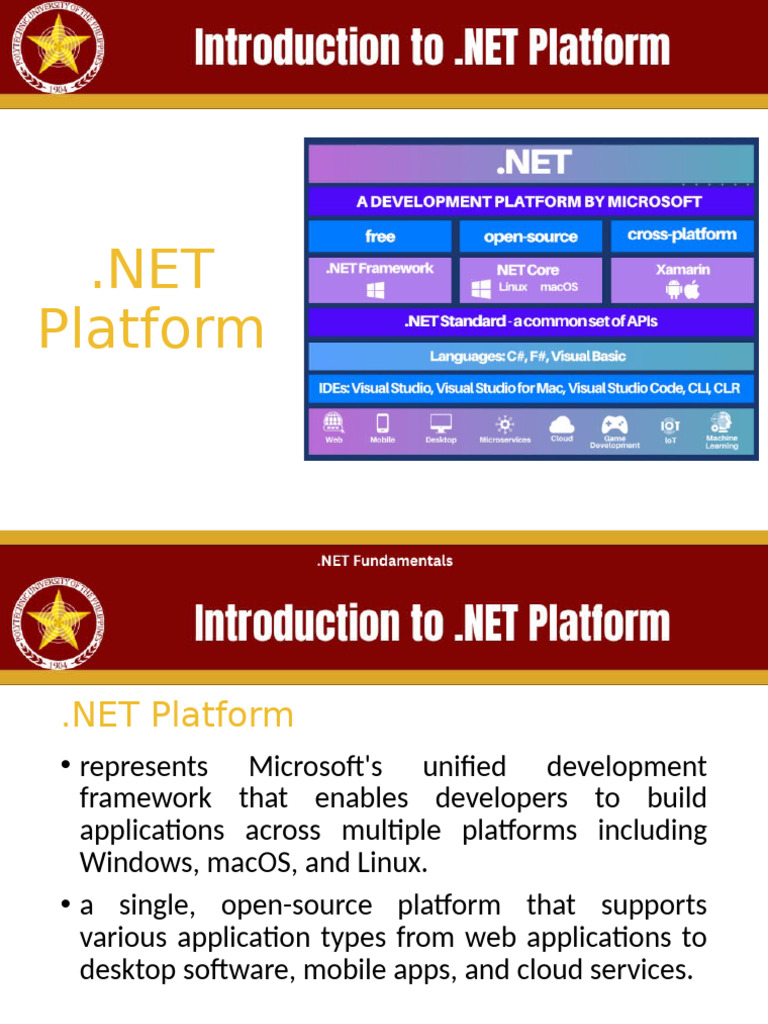 Overview of Modern .NET Evolution | PDF | Cross Platform Software ...