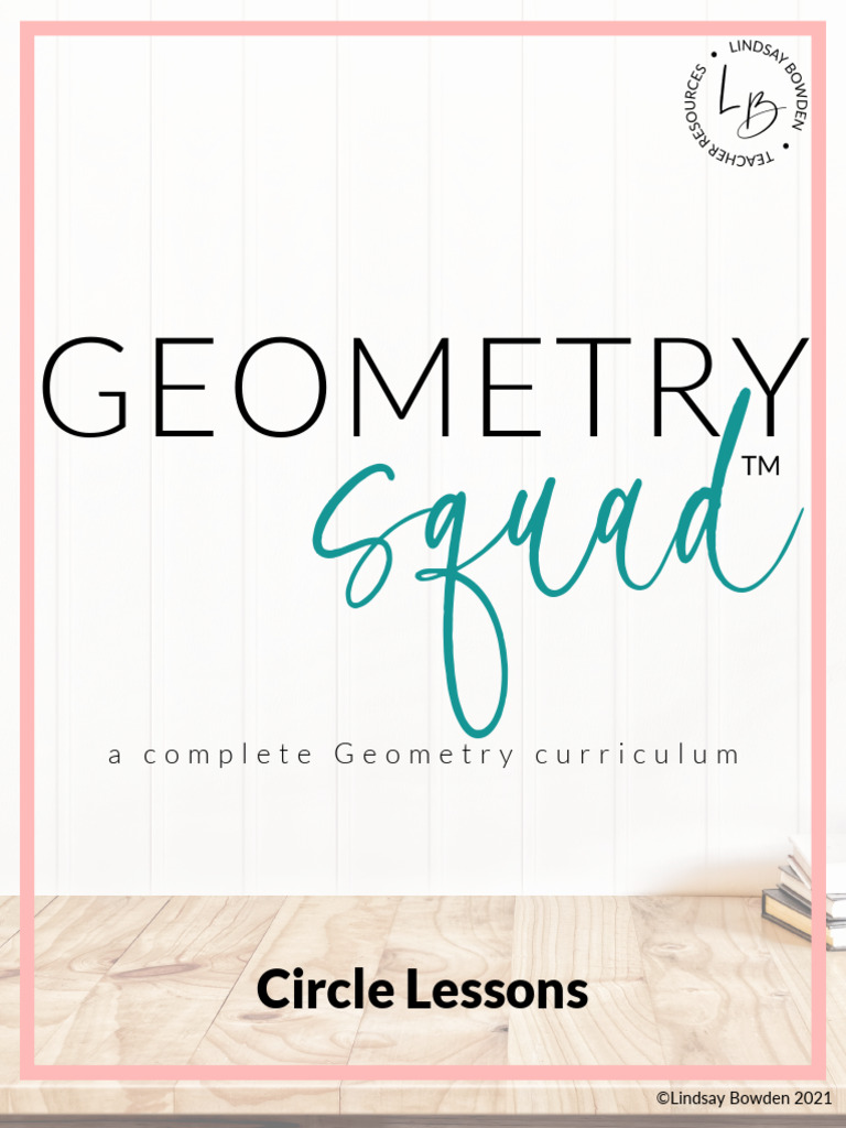 Circle Geometry Lesson Plans | PDF | Circle | Tangent