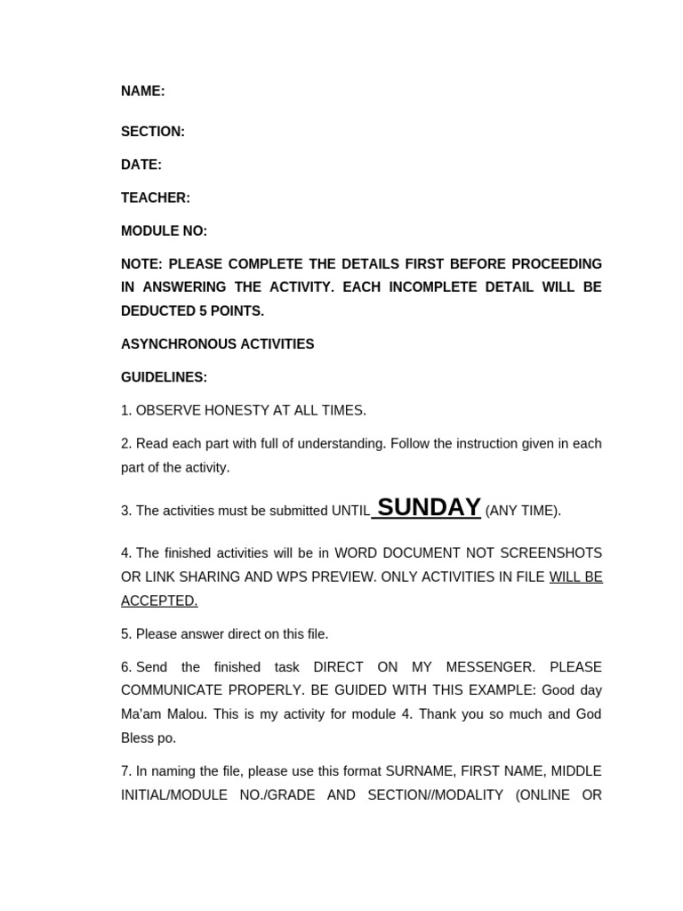 Lesson 4 - Asynchronous Activity (1) (Replica) | PDF