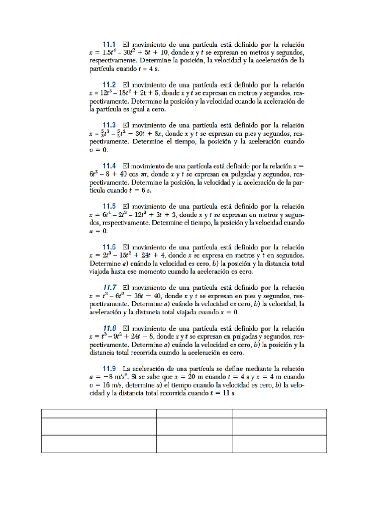 Mov Rectilineo | PDF