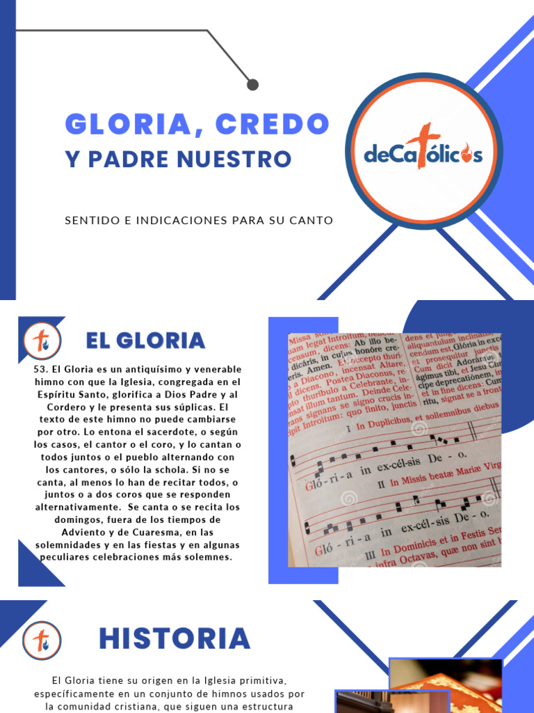 Dimusli #4 - 4. Gloria, Credo y Padre Nuestro | PDF | Credo | orador ...
