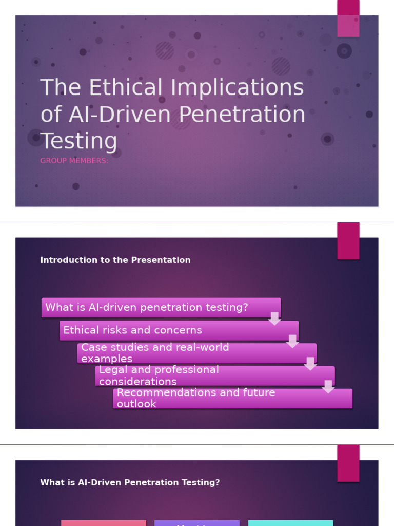 Ethical Challenges in AI Penetration Testing | PDF | Artificial ...
