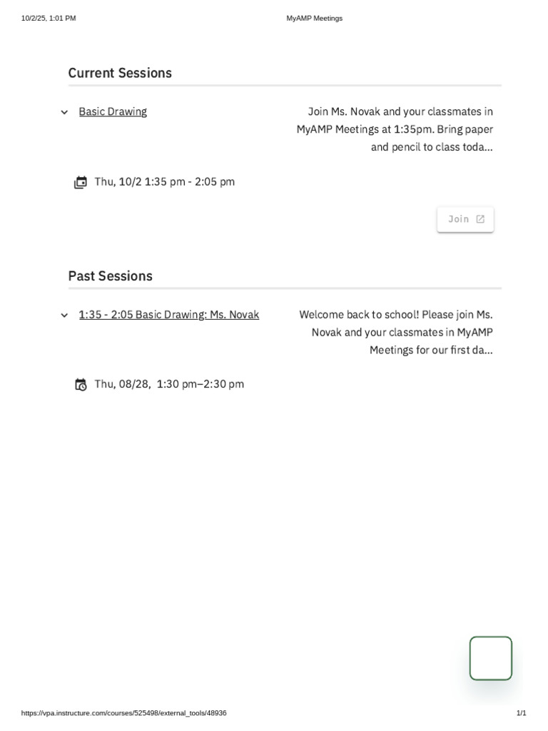 MyAMP Meetings | PDF