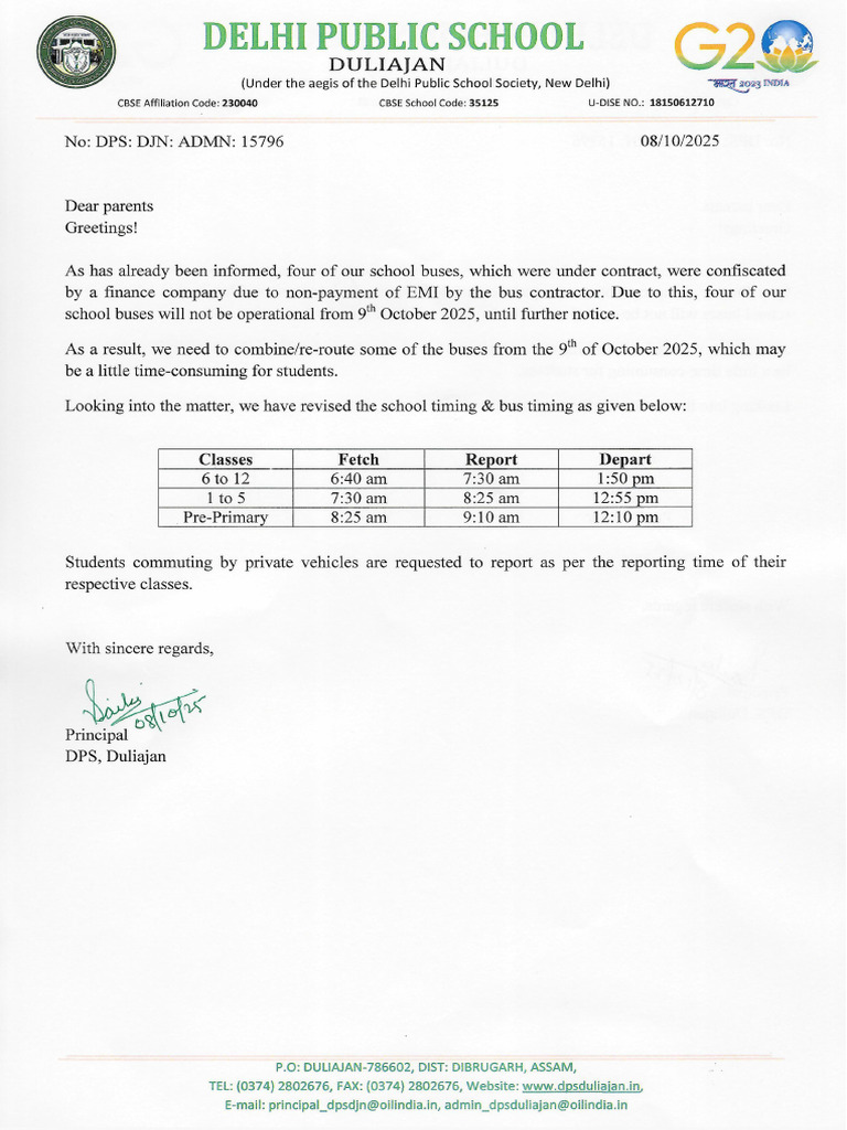 Notice For All Classes... | PDF