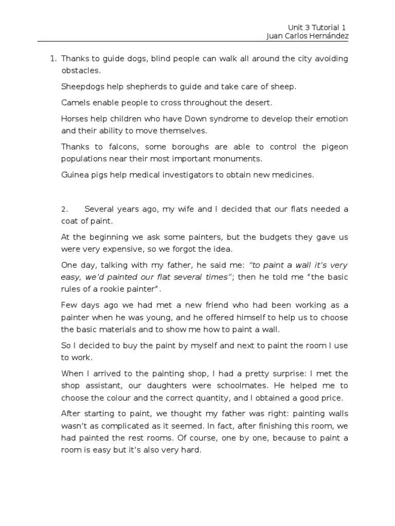 Unit3 Tut1 | PDF