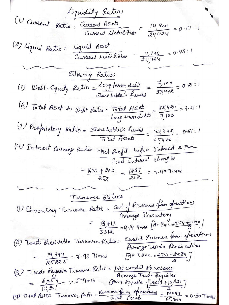 Project Ratios | PDF