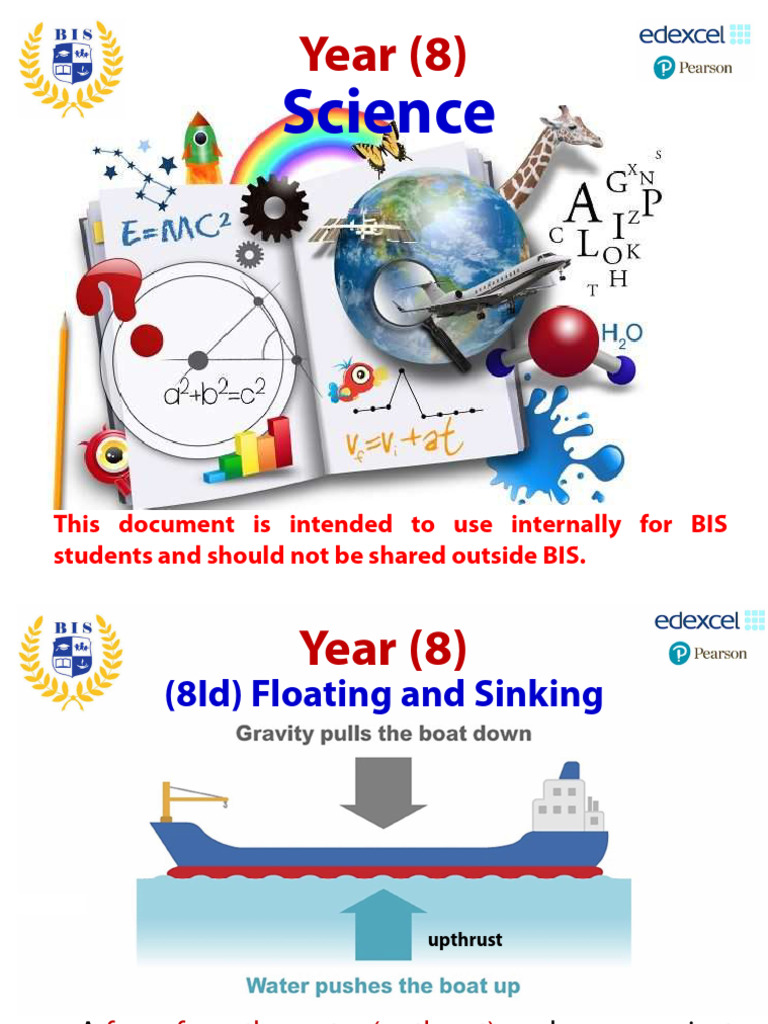 Floating and Sinking Principles | PDF | Buoyancy | Drag (Physics)
