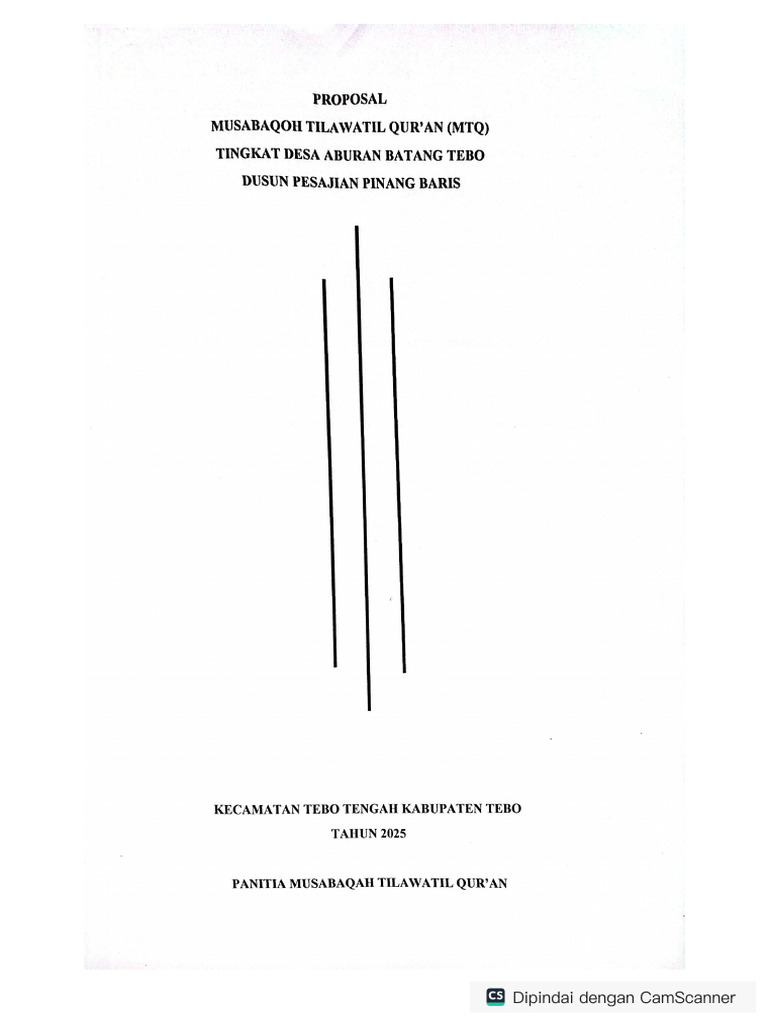 Proposal MTQ | PDF