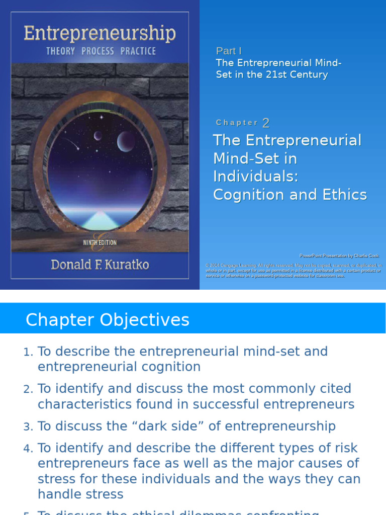 Ch02 the Entreprenurial Mind-Set | PDF | Entrepreneurship | Cognition