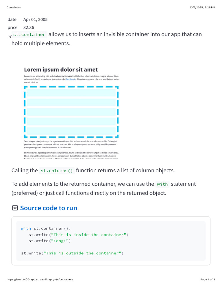 Containers | PDF
