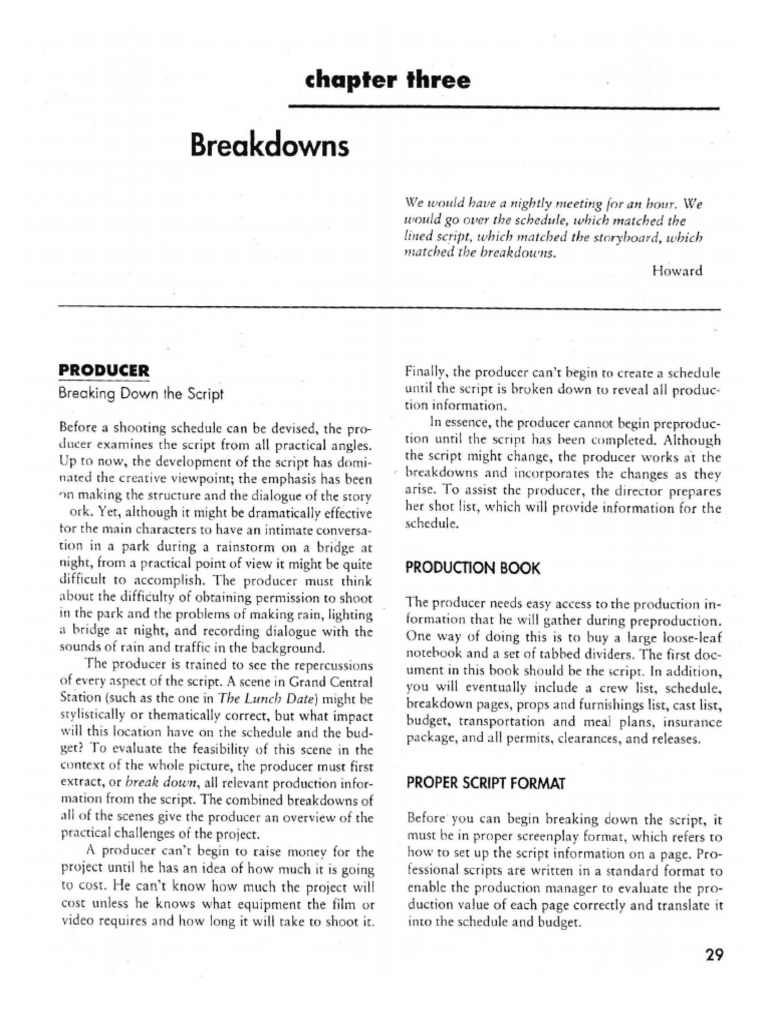 Breakdown Chapter 3 | PDF