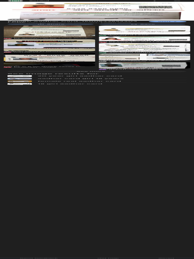 Girls Aadhar Card Photo Front and Back - Google Search 2 | PDF