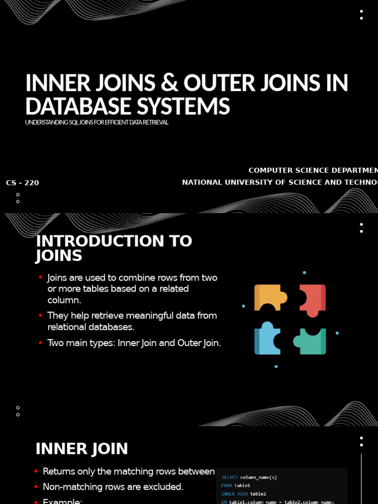 DS5 - Inner and Outer Joins | PDF | Data | Computing