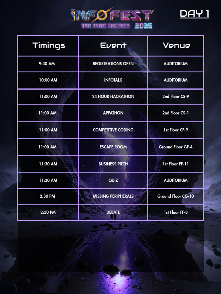 Schedule | PDF