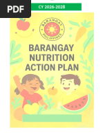 Barangay Nutrition Action Plan Template 2023 2025 A4 Size | PDF ...