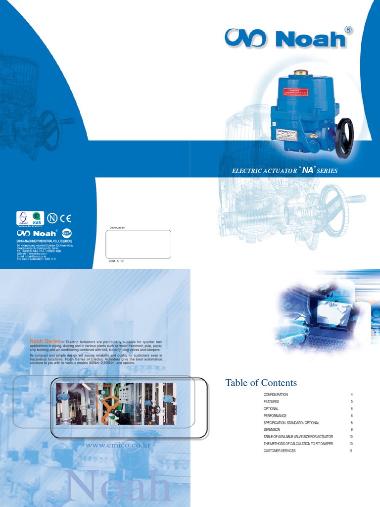 NOAH Katalog | PDF | Valve | Switch