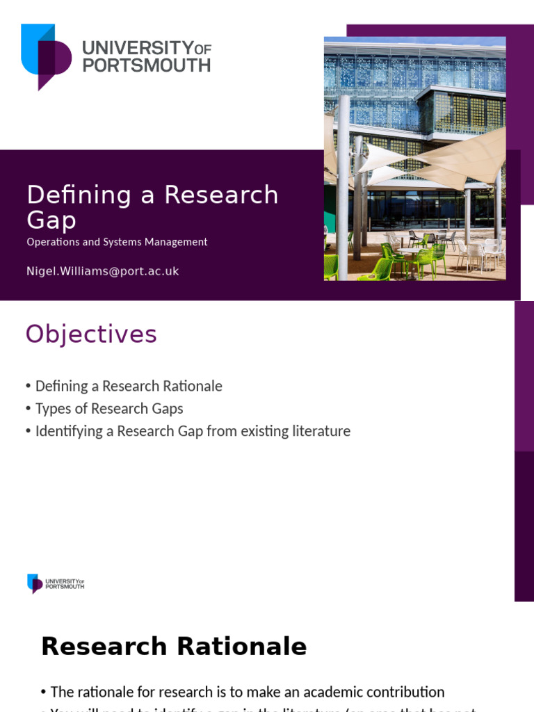 Defining and Identifying Research Gaps | PDF | Goal | Employment