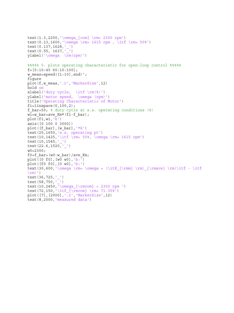 Motor Speed Control GUI Analysis | PDF | Function (Mathematics ...