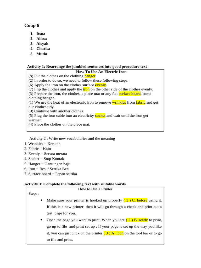 Group 6 Xi MP 3 | PDF