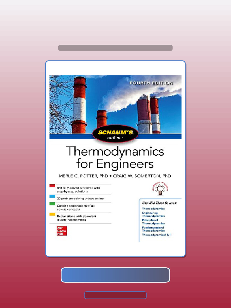 Complete Testbank Schaums Outline of Thermodynamics for Engineers 4th ...