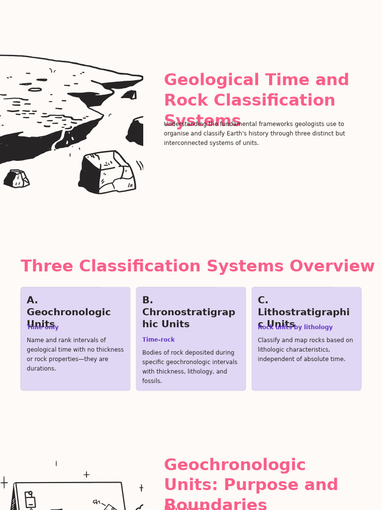 Geological Time and Rock Classification Systems | PDF | Geologic Time ...