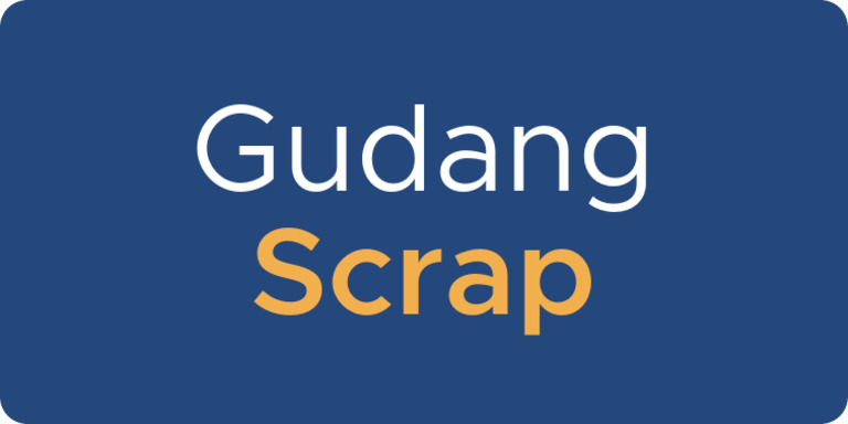 S.18 Sign Gudang Scrap - 80x40cm | PDF