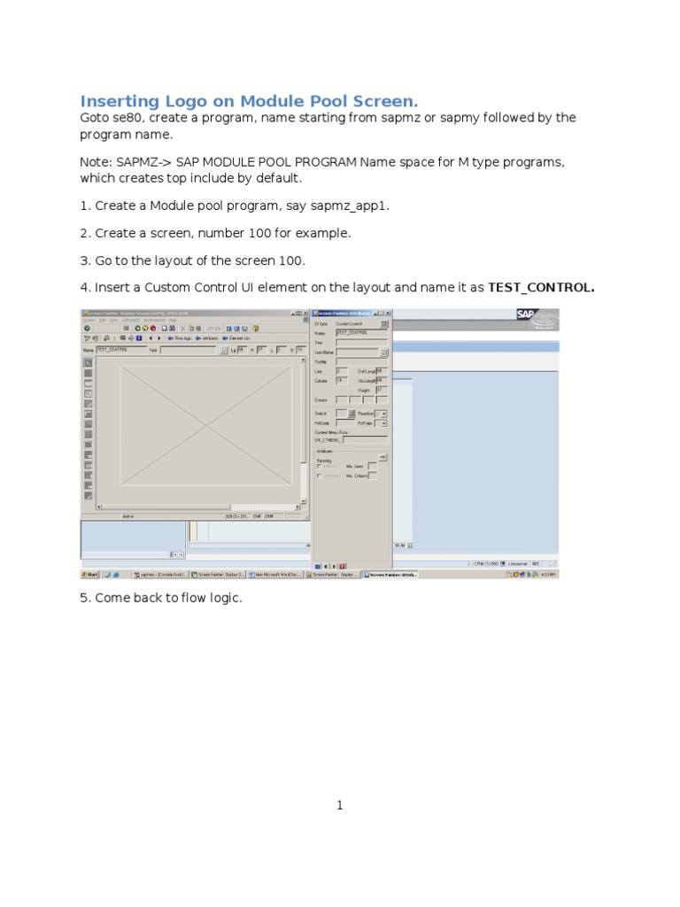 Logo On Module Pool Screen | Download Free PDF | Software Development | Computer Engineering