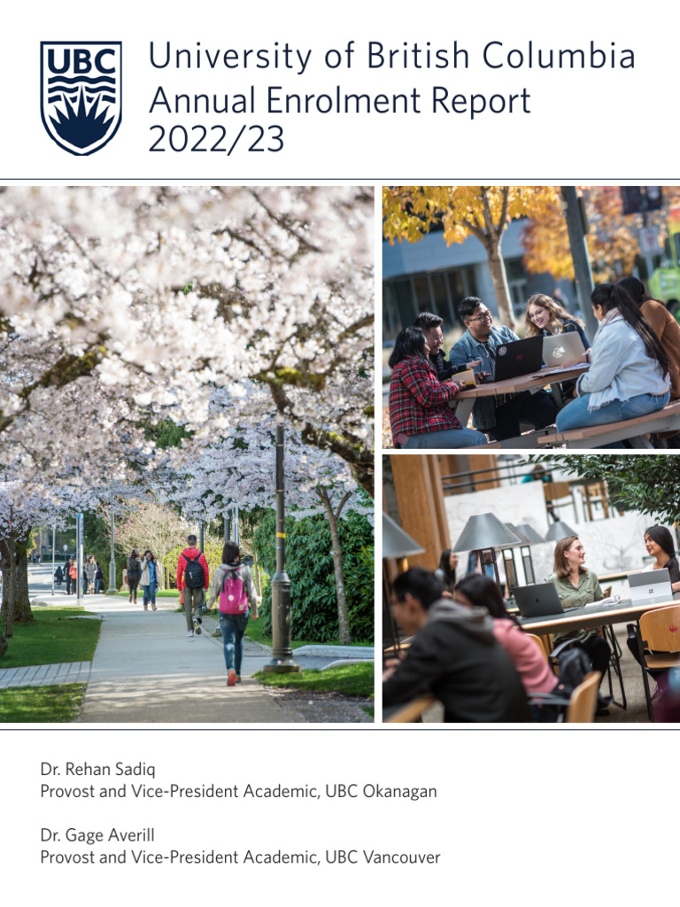 UBC Annual Enrolment Report 2022 23 | PDF | University And College ...