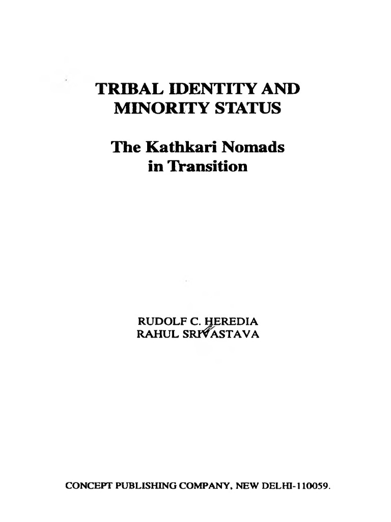 Kathkari Nomads: Identity & Change | PDF | Monopoly (Economics ...