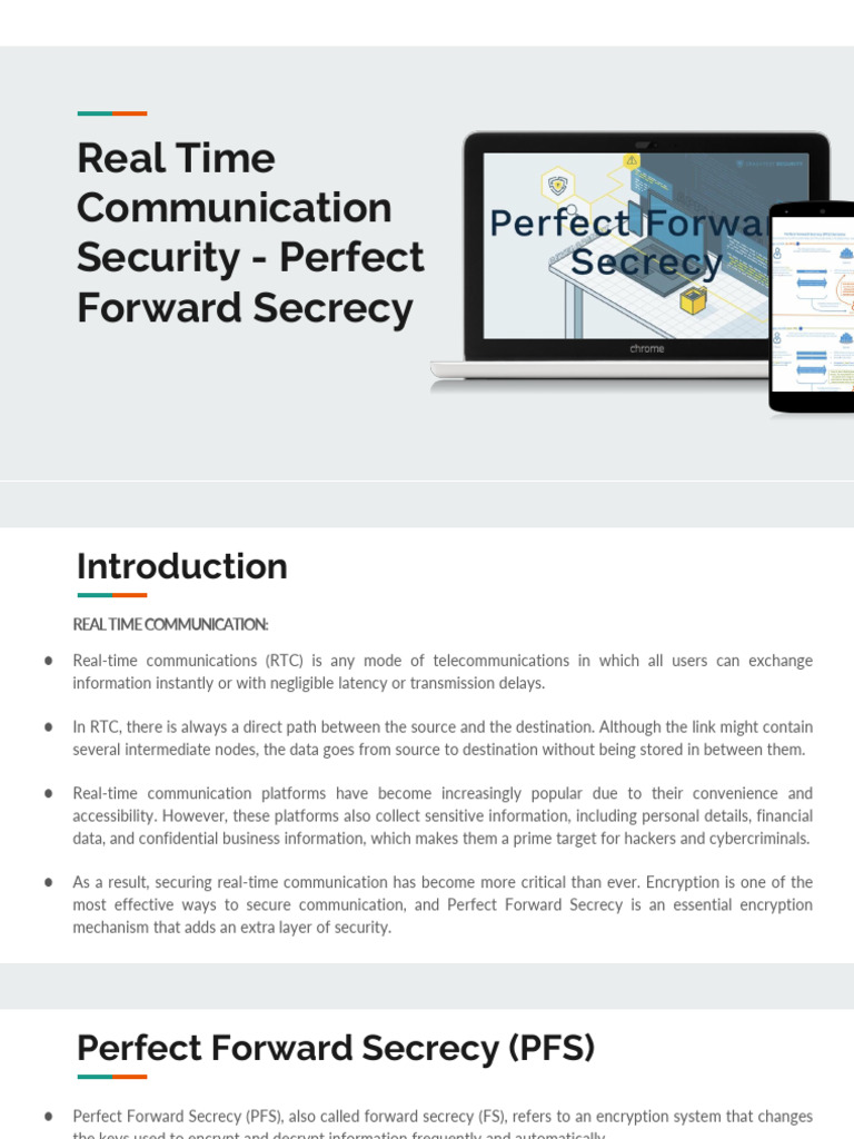 Real Time Communication Security-Perfect Forward Secrecy | PDF | Key ...