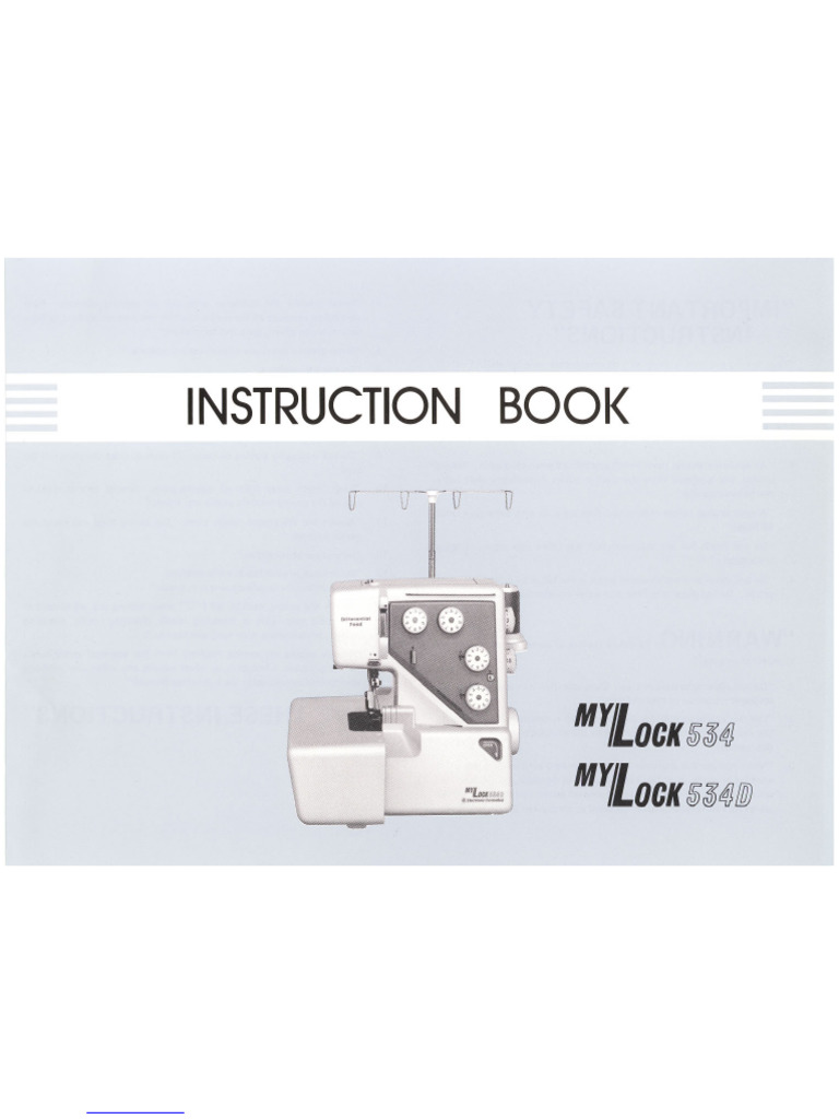 Sewing Machine Manuals Overview | PDF