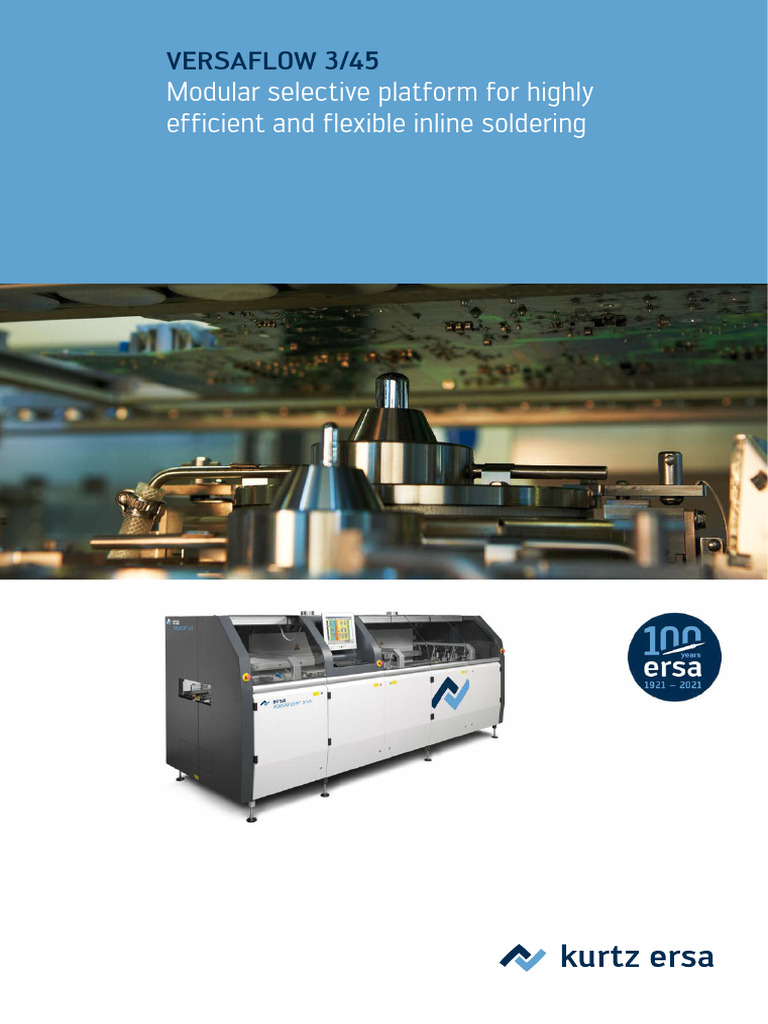 Ersa VERSAFLOW 3/45 Soldering System | PDF | Soldering | Printed ...